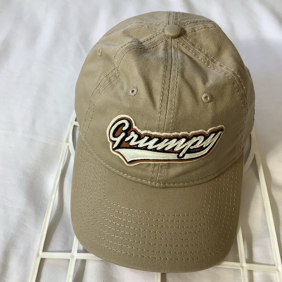 Disney | Accessories | Disney Grumpy Hat Baseball Cap Khaki Adult One ...